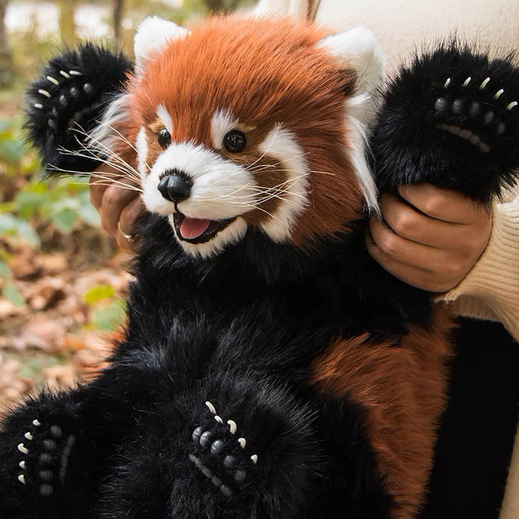 Handmade Realistic Red Panda Stuffed Animal Plush Toy – KEAIART