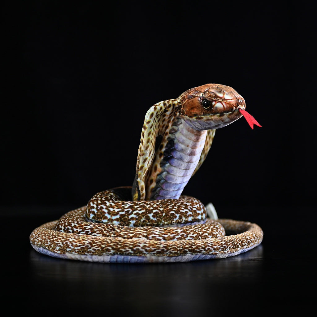 Realistic Monocled Cobra Stuffed Animal Plush Toy, Monocled Cobra Plus ...