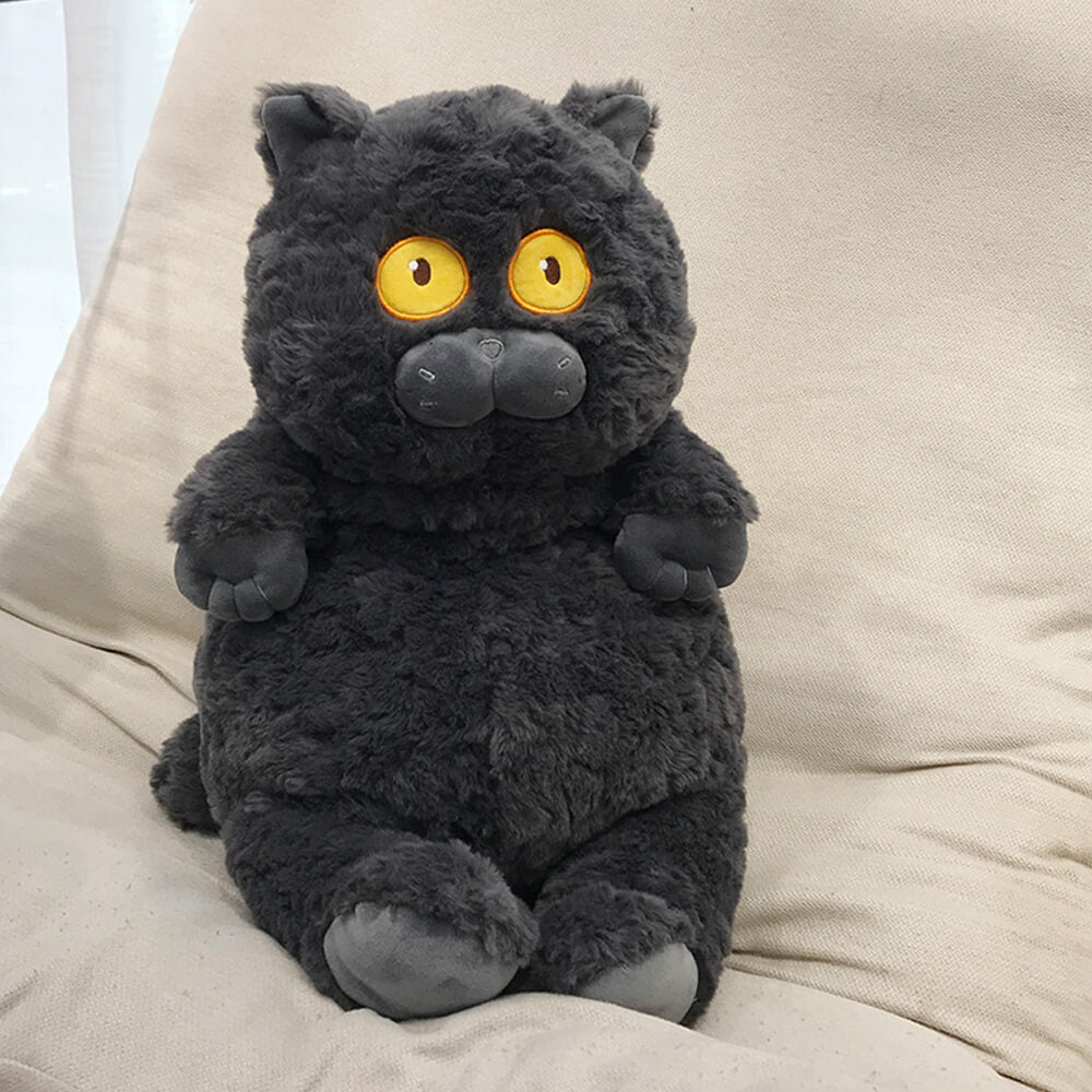 Stupid Cat Stuffed Animal Plush Toy, Black Cat Plushies – KEAIART