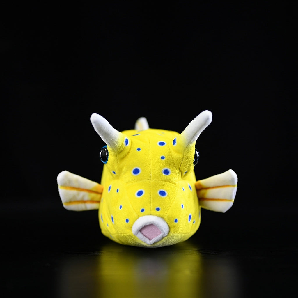 Realistic Longhorn Cowfish Stuffed Animal Plush Toy, Fish Plushies ...