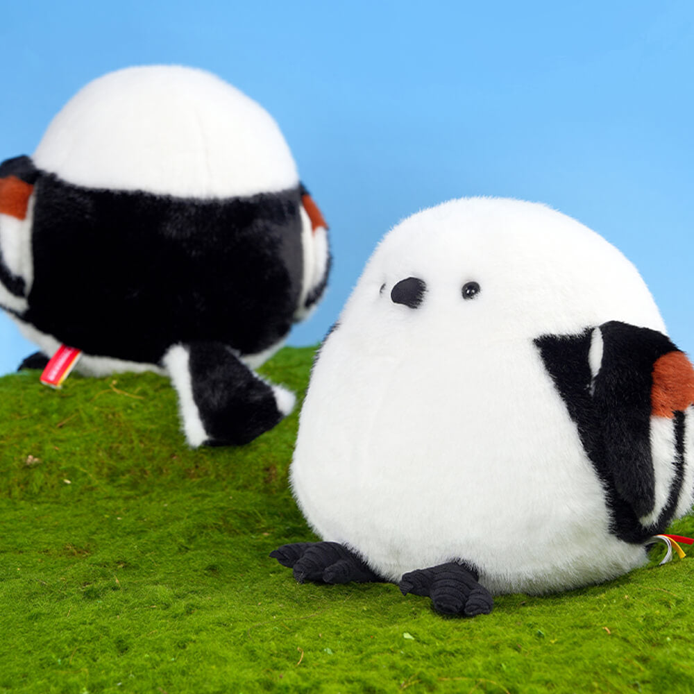 Chubby Long-tailed Tit Stuffed Animal Plush Toy, Bird Plushies – KEAIART