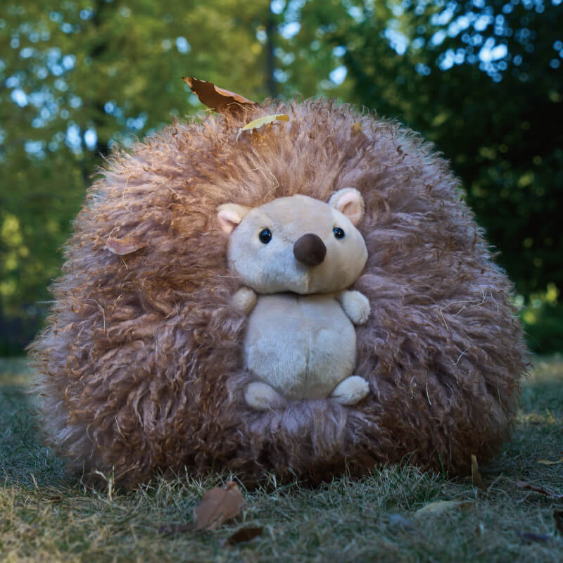 Fluffy Hedgehog Stuffed Animal Plush Toy, Animal Plushies – KEAIART