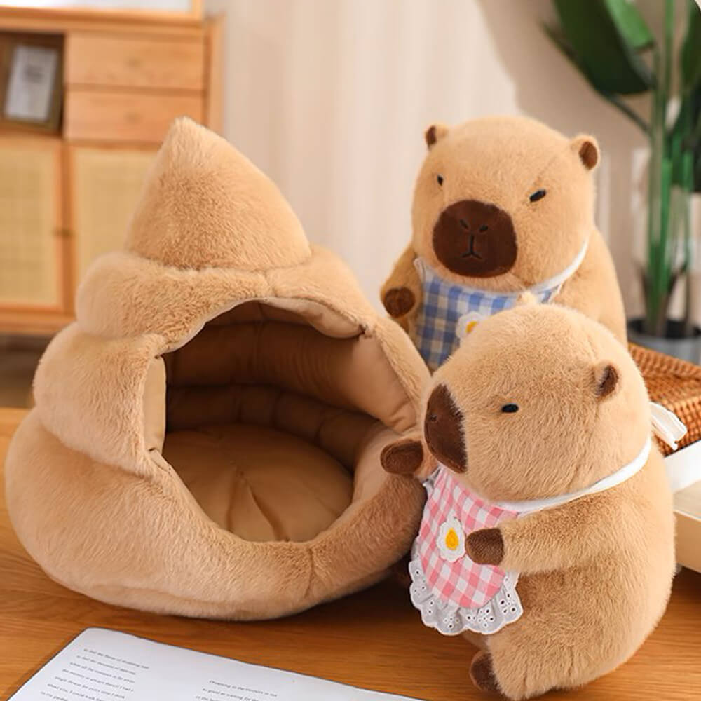 Kawaii Capybara Stuffed Animal Plush Toy with Poop Plush Toy – KEAIART