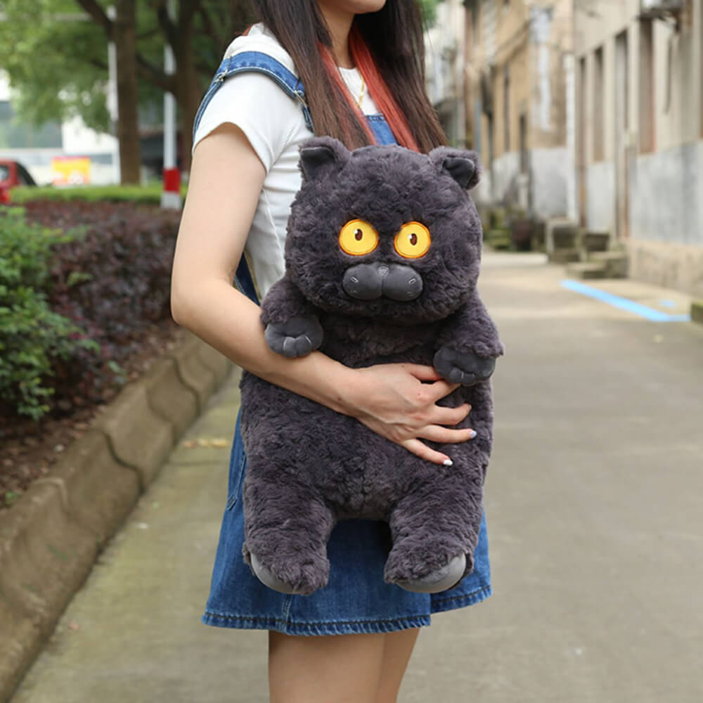 Stupid Cat Stuffed Animal Plush Toy, Black Cat Plushies – KEAIART