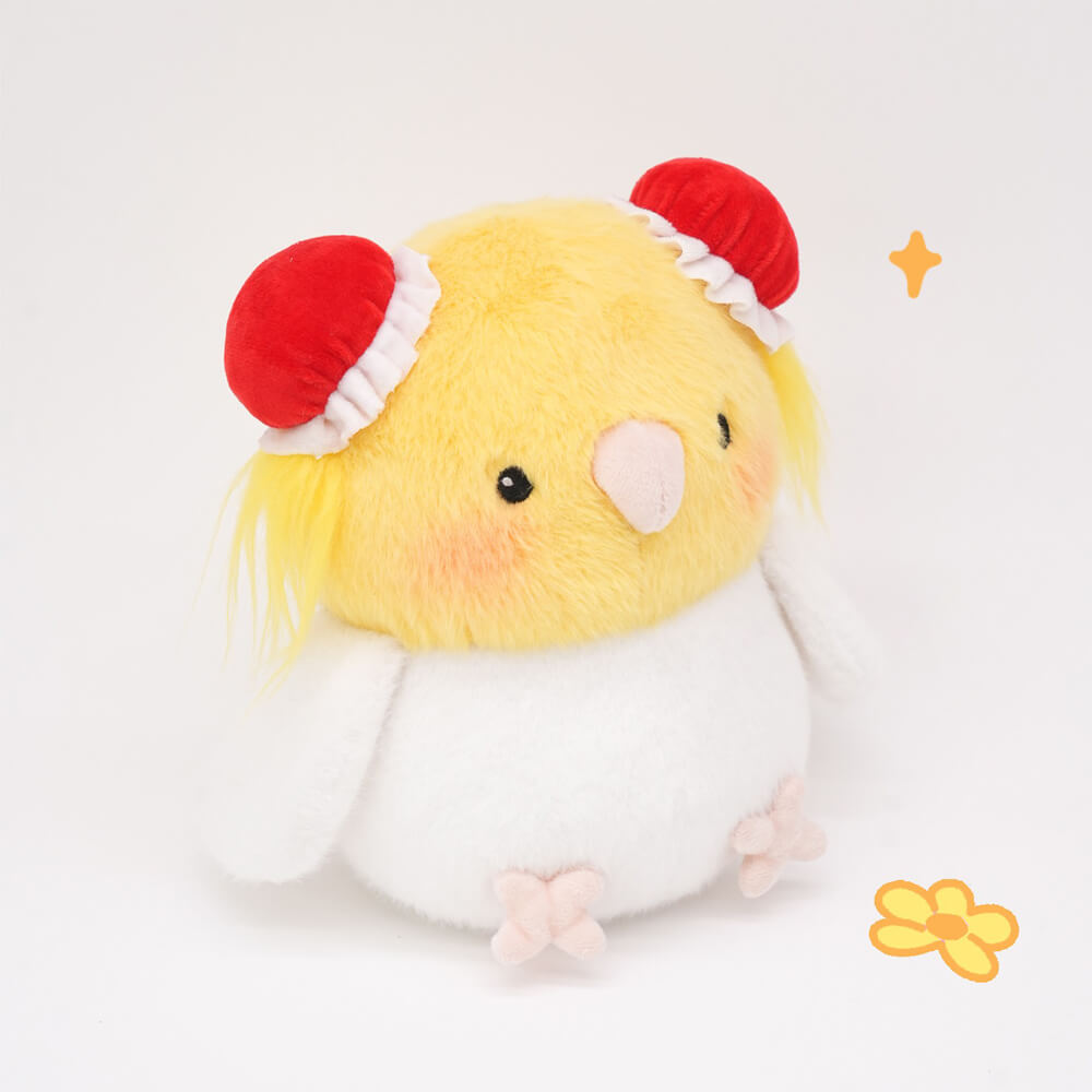 Cockatoo Stuffed Animal Plush Toy, Cute Bird Plushies - Chun-Li Style ...
