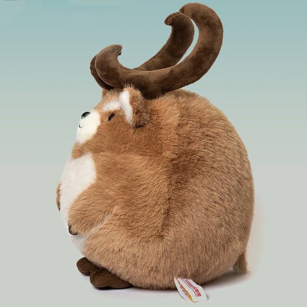 Chubby Eld's Deer Stuffed Animal Plush Toy, Eld's Deer Plushies – KEAIART