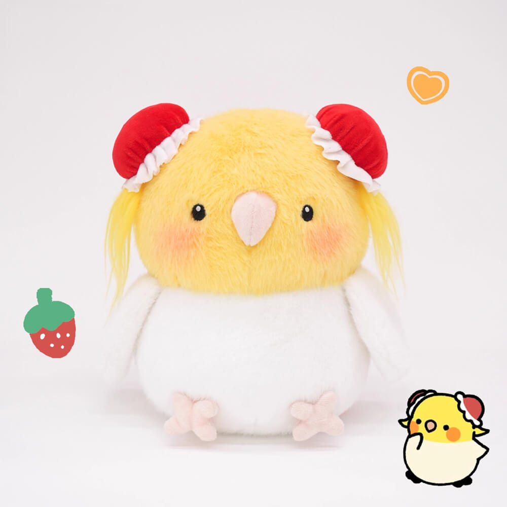 Cockatoo Stuffed Animal Plush Toy, Cute Bird Plushies - Chun-Li Style ...