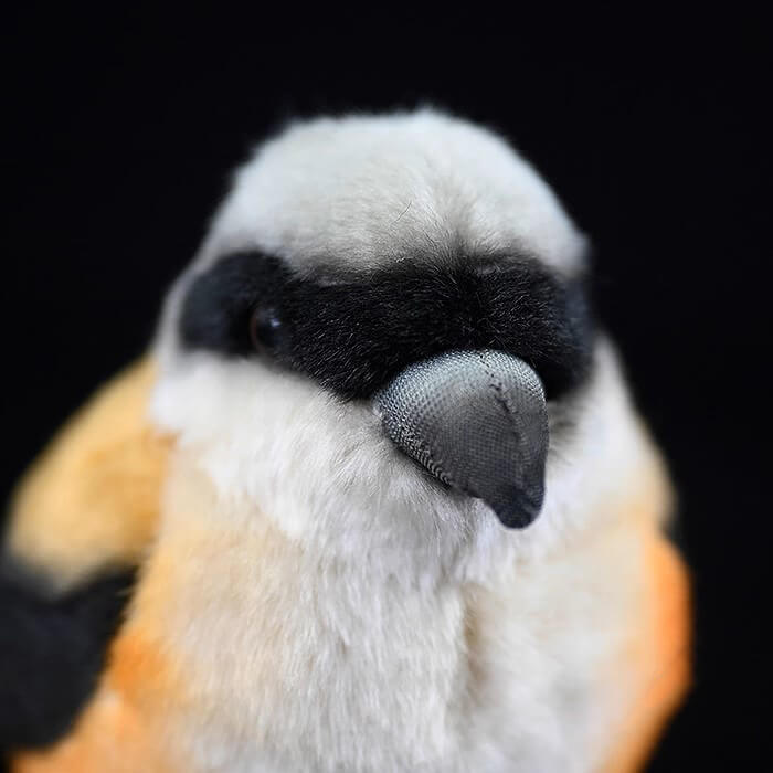 Realistic Long-tailed Shrike Bird Stuffed Animal Plush Toy – KEAIART