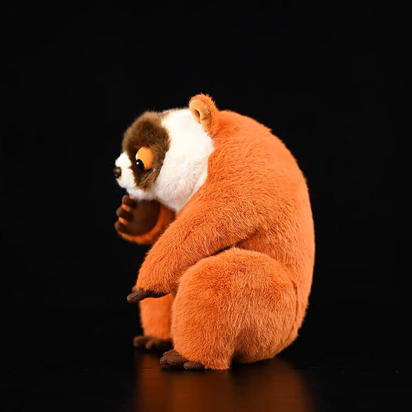 Realistic Red Slender Loris Stuffed Animal Plush Toy, Lifelike Plushie ...