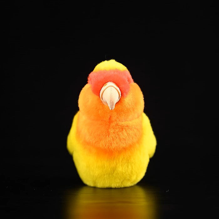 Realistic Yellow-collared Lovebird Stuffed Animal Plush Toy, Bird Plus ...