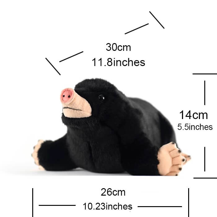 Realistic Mole Animal Stuffed Plush Toy, Lifelike Plushies – KEAIART