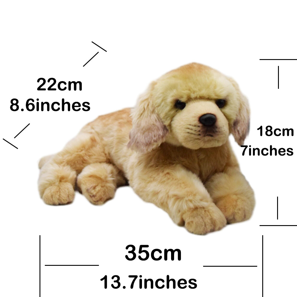 Realistic Retriever Dog Stuffed Animal Plush Toy – KEAIART