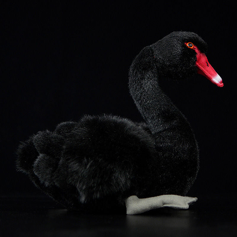 Realistic Black Swan Stuffed Animal Plush Toy – KEAIART