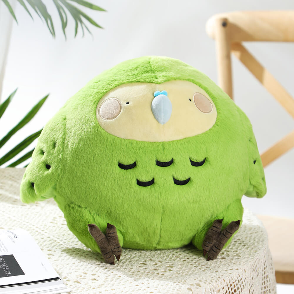Chubby Kakapo Stuffed Animal Plush Toy, New Zealand Bird Plushies – KEAIART