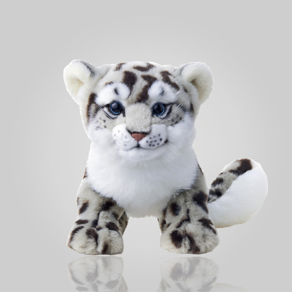 Realistic Snow Leopard Stuffed Plush Toy – KEAIART