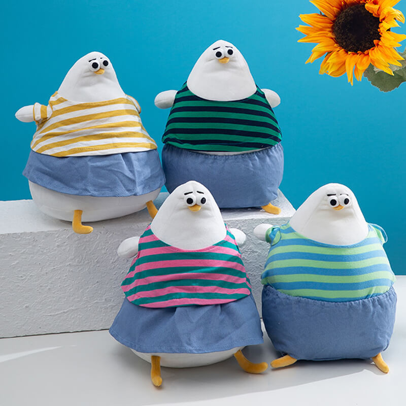 Chubby Seagull Stuffed Animal Plush Hugging Pillow – KEAIART