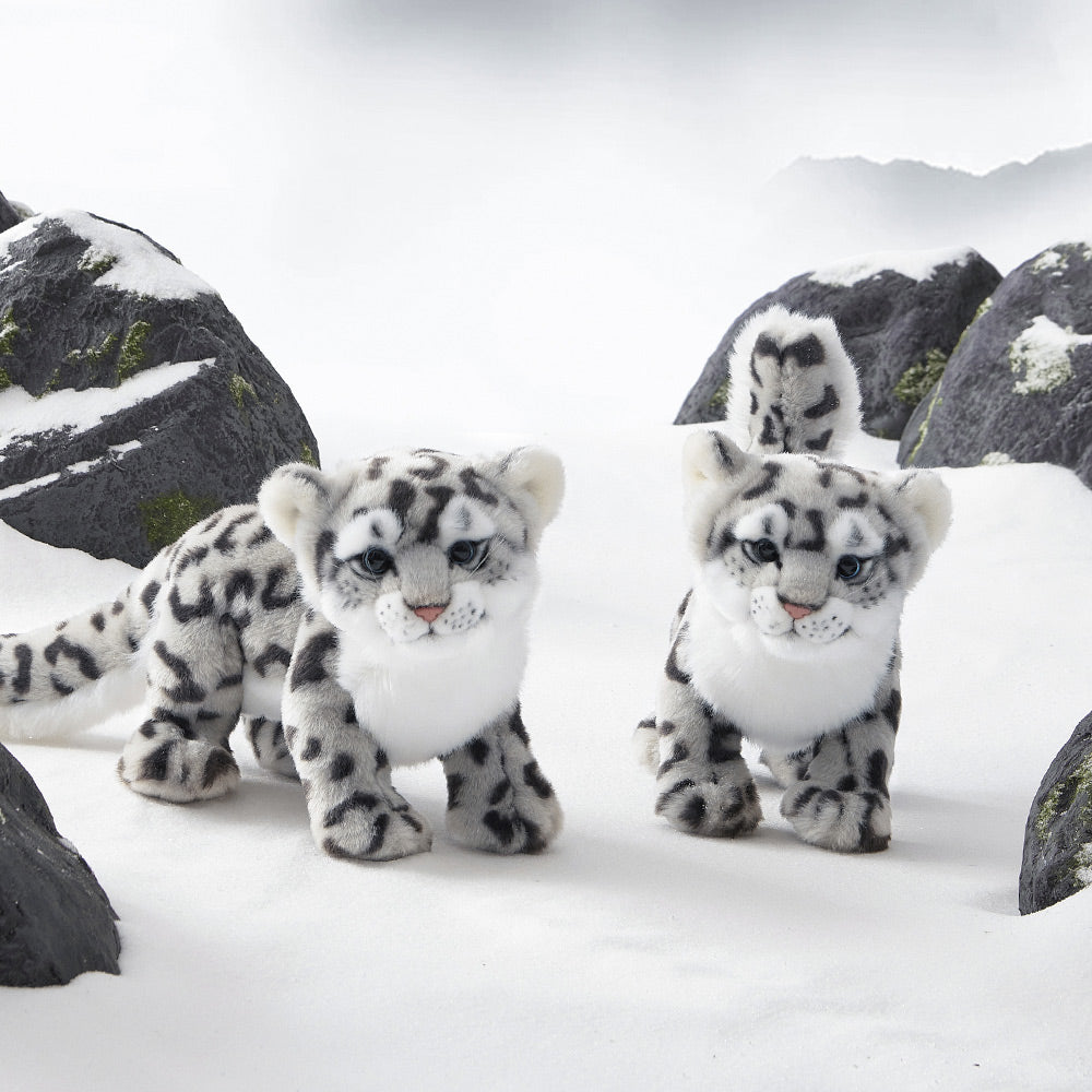 Realistic Snow Leopard Stuffed Plush Toy – KEAIART