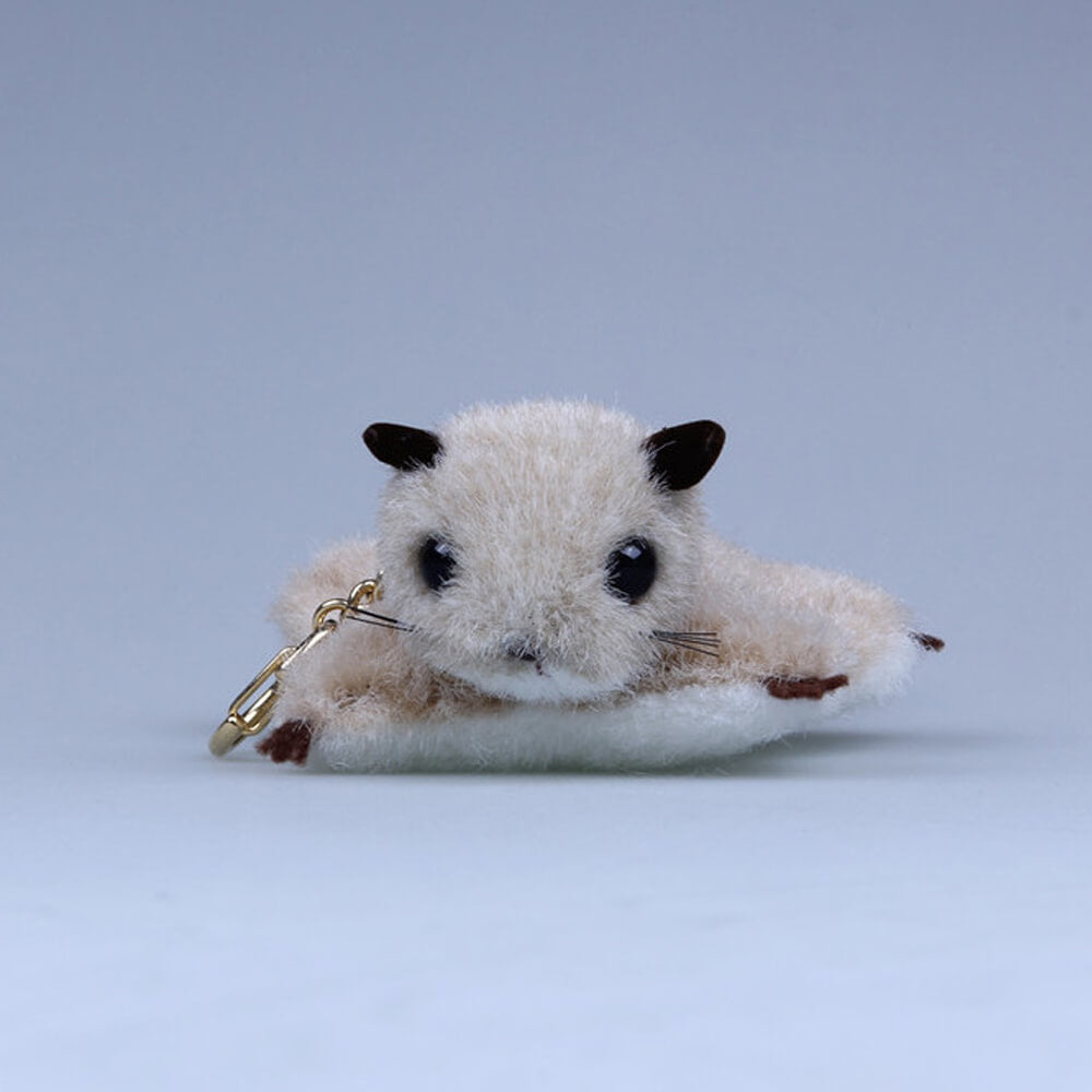 Plush Flying Squirrel Bag Charm, Stuffed Animal Keychain – KEAIART