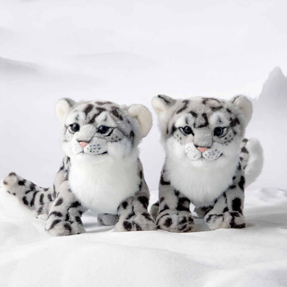 Realistic Snow Leopard Stuffed Plush Toy – KEAIART