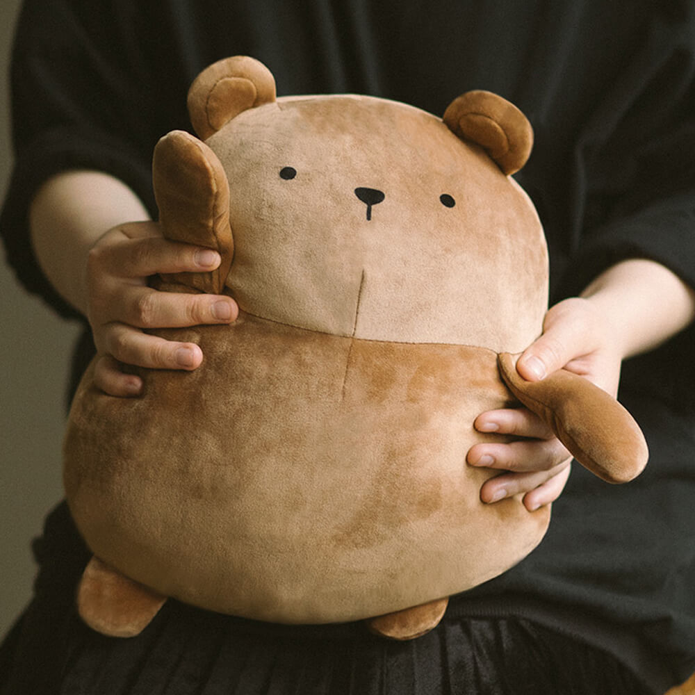 Chubby Potato Bear Stuffed Hugging Pillow – KEAIART