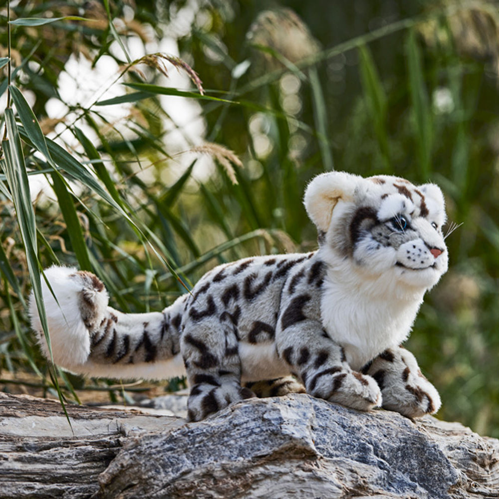 Realistic Snow Leopard Stuffed Plush Toy – KEAIART