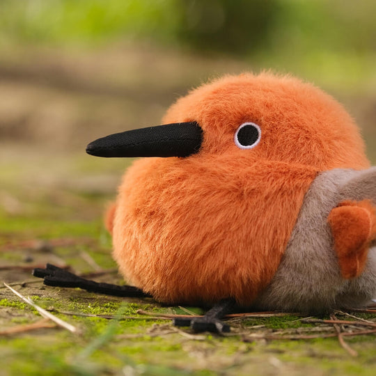 Bird Stuffed Animal Plush Toy | Wooden Bird Figurines - KEAIART
