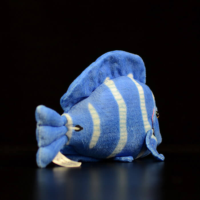 Realistic Blue Caribbean Tang Stuffed Animal Plush Toy – KEAIART