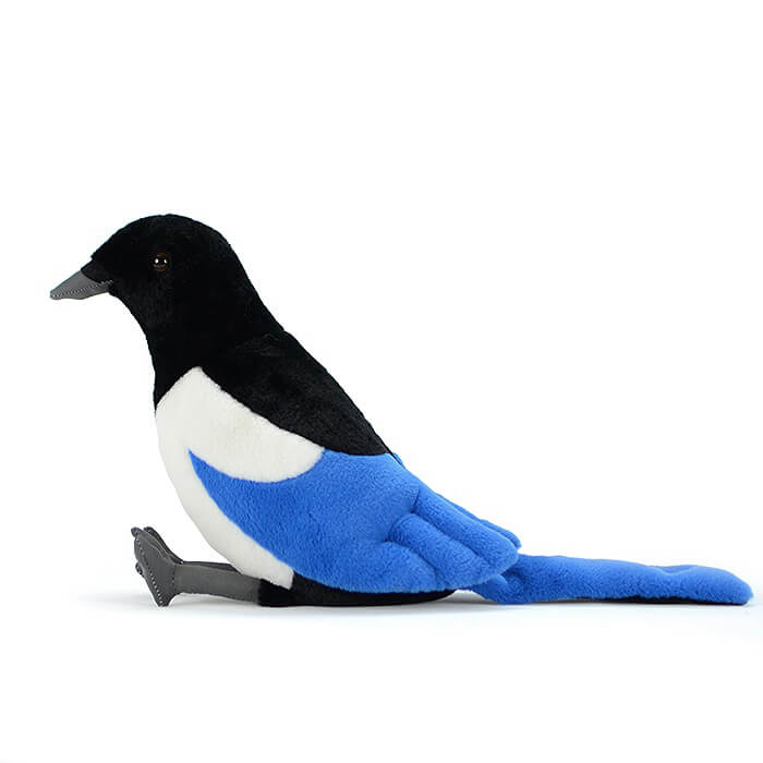 Realistic Eurasian Magpie Stuffed Animal Plush Toy – KEAIART