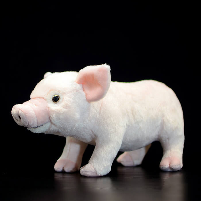 Realistic Domestic Pig Stuffed Animal Plush Toy – KEAIART