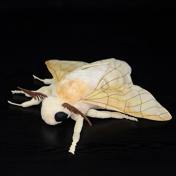 Realistic Domestic Silk Moth Stuffed Animal Plush Toy – KEAIART