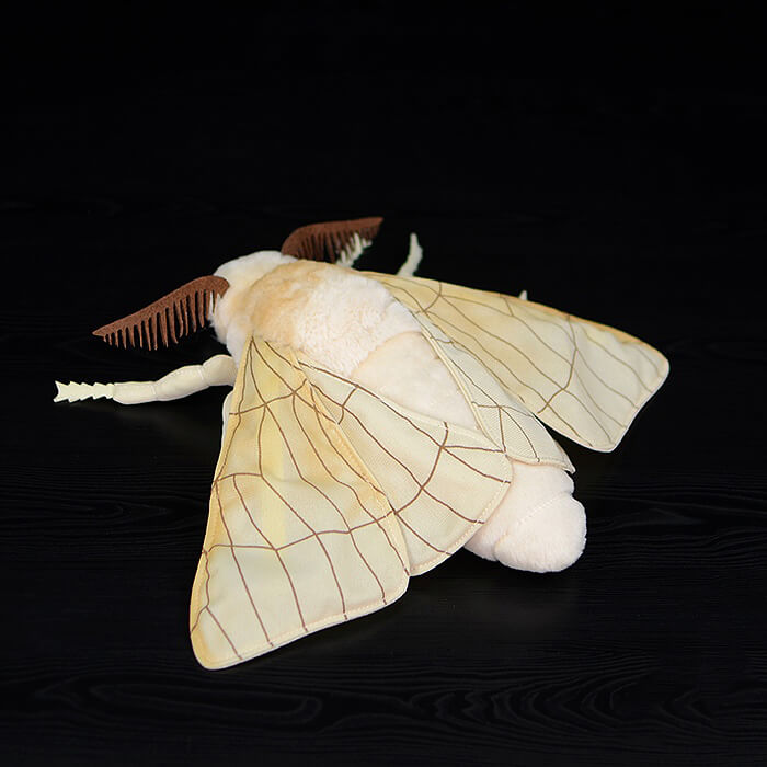 Realistic Domestic Silk Moth Stuffed Animal Plush Toy – KEAIART