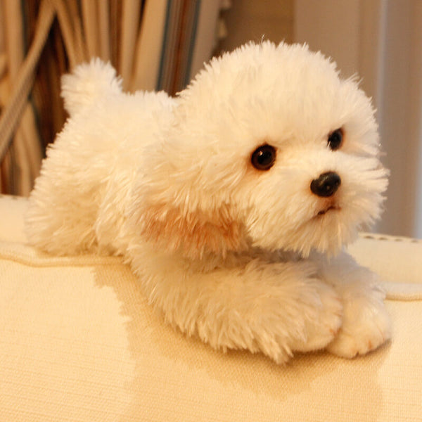 Cute Maltese Dog Stuffed Animal Plush Toy – KEAIART