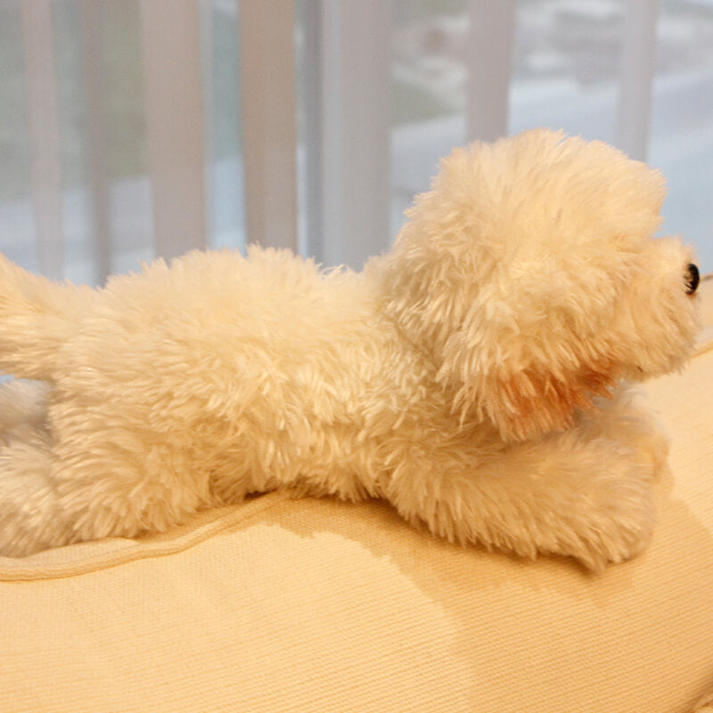 Cute Maltese Dog Stuffed Animal Plush Toy – KEAIART
