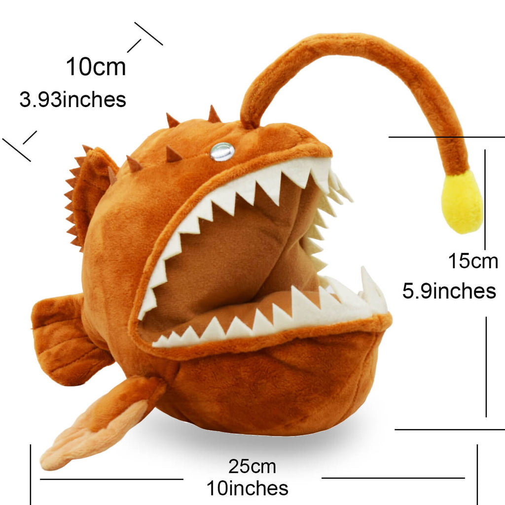 Realistic Anglerfish Stuffed Animal Plush Toy – KEAIART